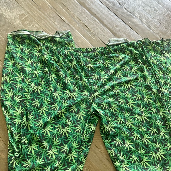 Spencer's | Swim | Body Rage Spencers Green Leaf Beach Sheer Pants ...